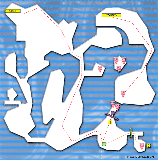 PSO-World.com - Guides - Stage 1 Level Maps