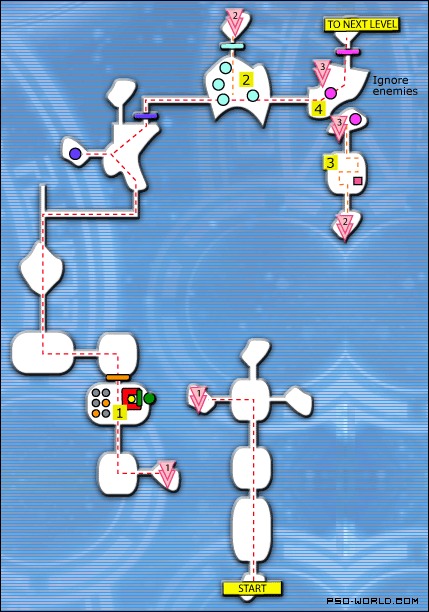 PSO-World.com - Guides - Stage 3 Level Maps