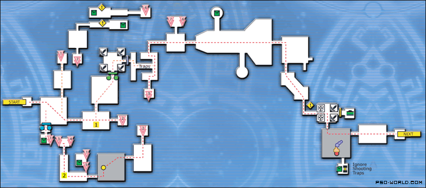 PSO-World.com - Guides - Stage 8 Level Maps