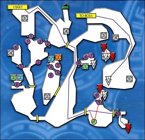 PSO-World.com - Guides - Stage 1 Level Full Maps