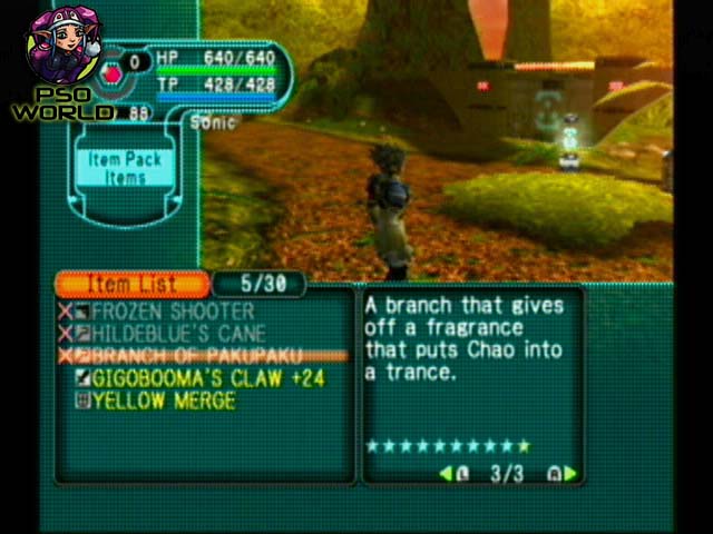 PSO-World.com - Items - Branch of Paku Paku