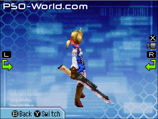 PSO-World.com - Phantasy Star Zero - Gun Slash